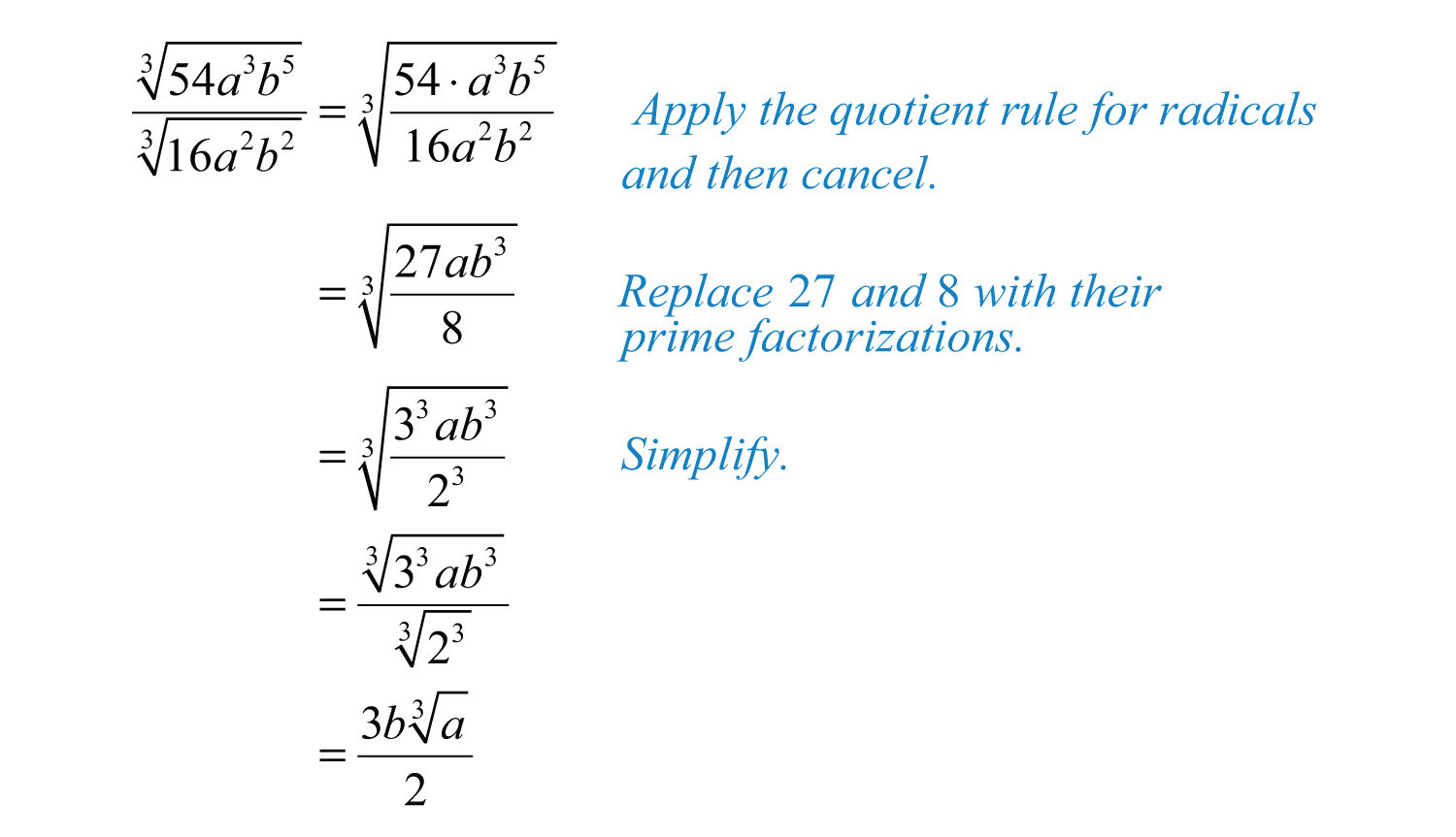 Multiplication Of Radical Expressions