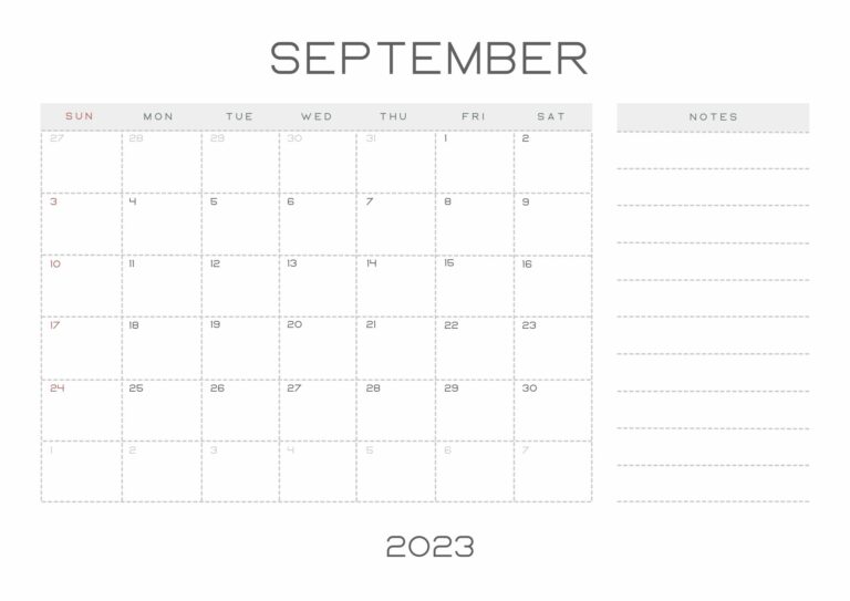 Blank Calendar October 2023 Printable - Free Printable